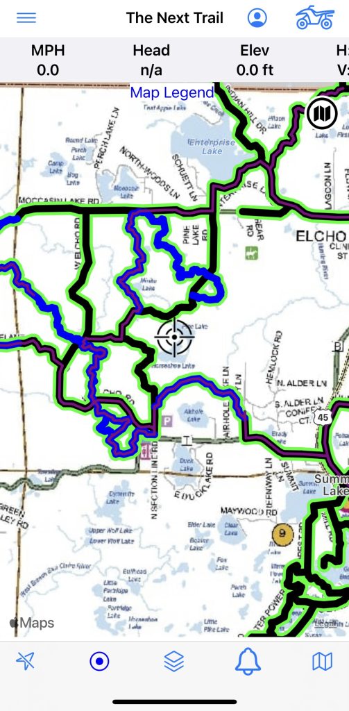 Showing Trail Data Layers - The Next TrailThe Next Trail