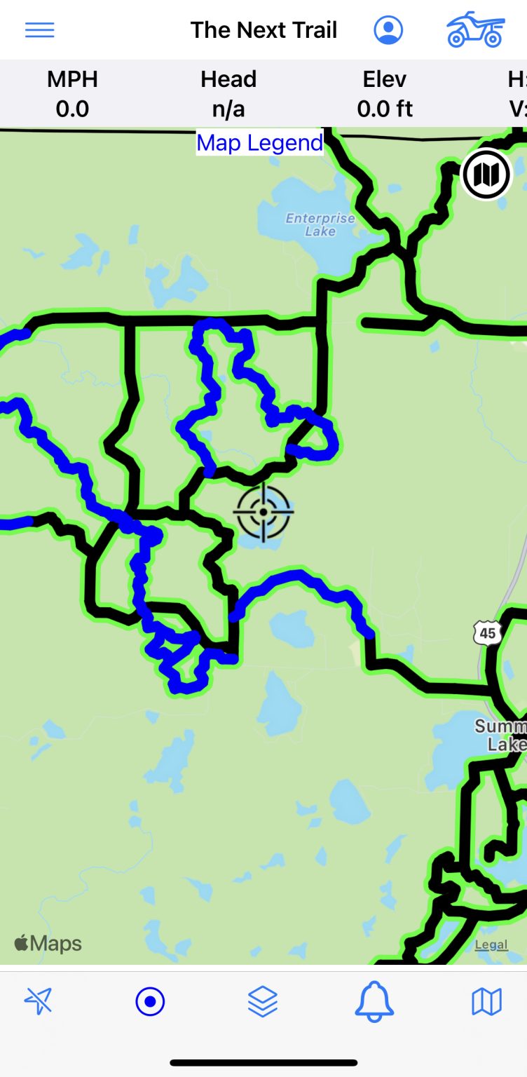 Showing Trail Data Layers - The Next TrailThe Next Trail